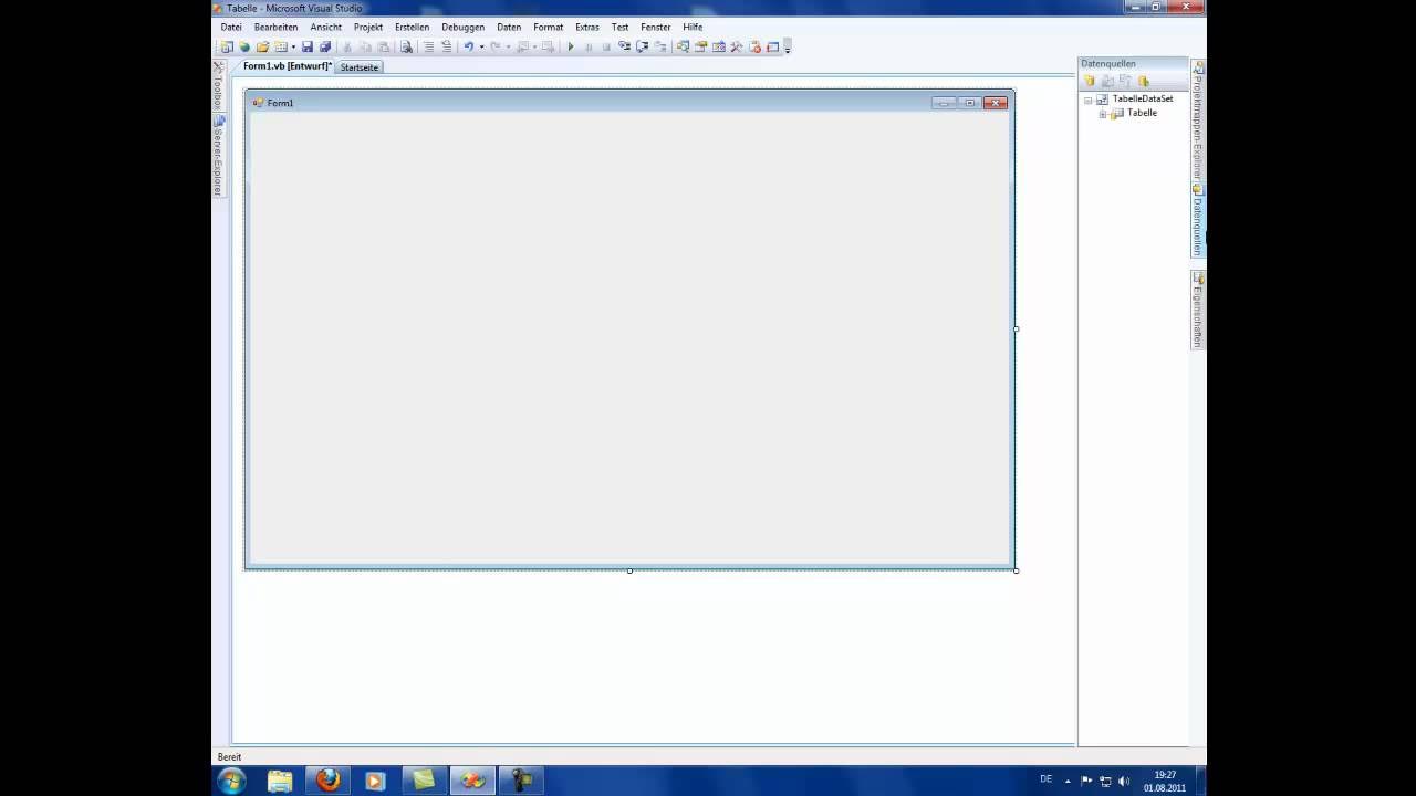 Visual Basic ~ Tabellen und Suchfunktion - YouTube