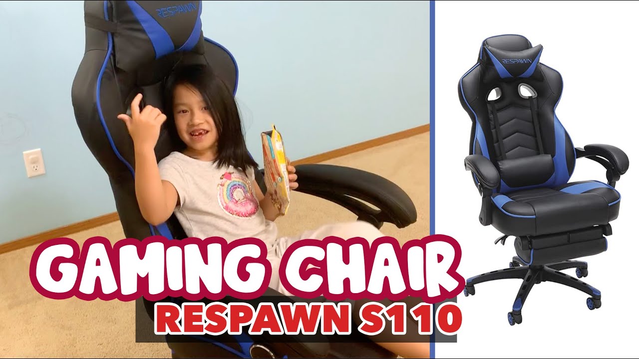 respawn s110 racing-style gaming chair assembly and review - YouTube