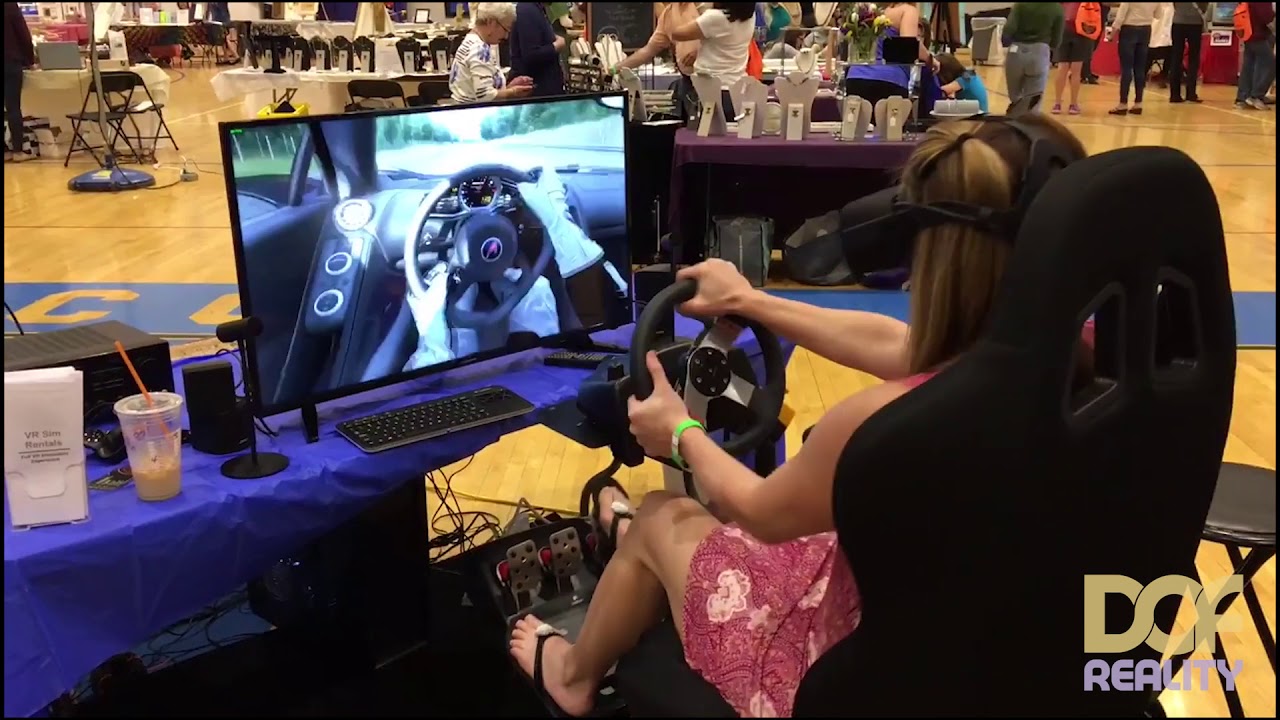 DOF Reality Motion Simulators Platforms for racing and flight - YouTube