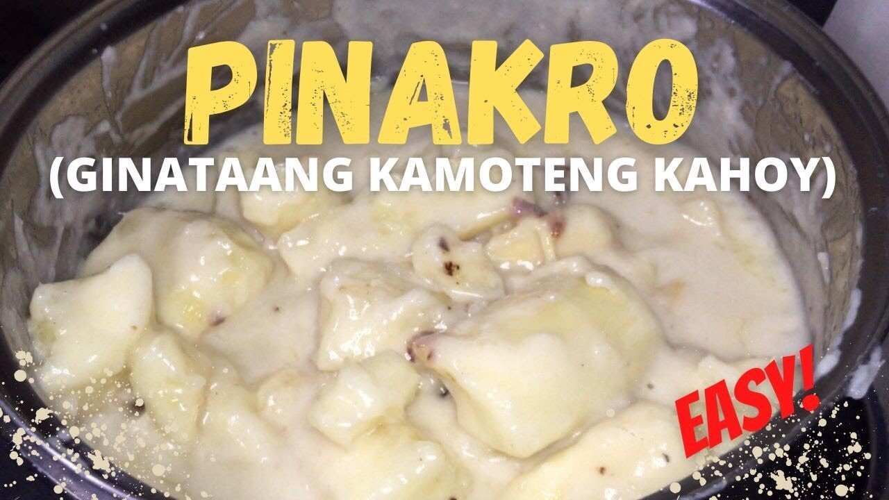 How to Cook Pinakro (Ginataang Kamoteng Kahoy) | Bicolano Dish Easy ...