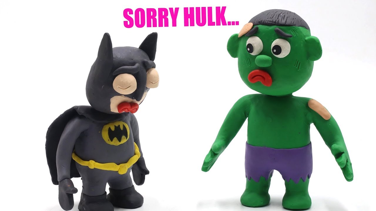 Hulk Superhero Cartoons - Stop Motion Play Doh Animations Cartoon ...