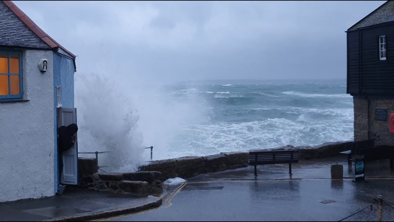 St Ives, Cornwall, Storm Alex - 02 October 2020 - YouTube
