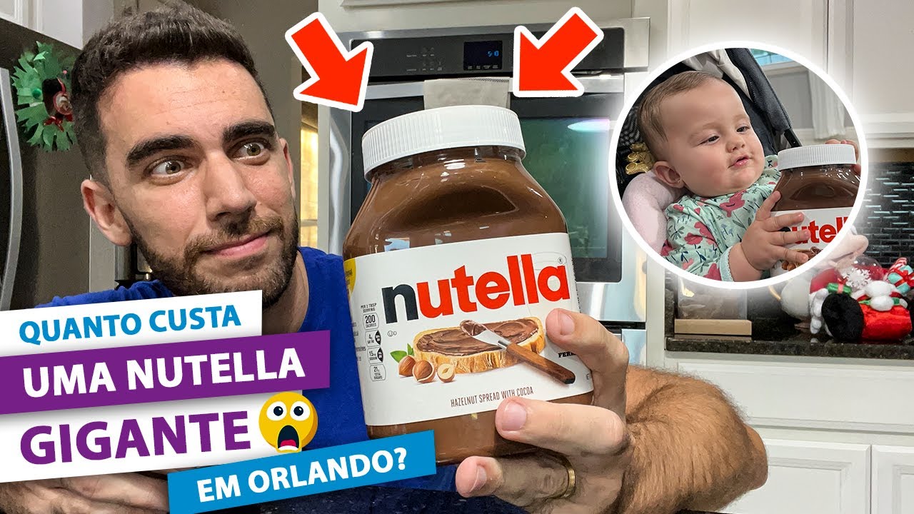 Nutella gigante muito barato no EUA! 😱😱 - YouTube