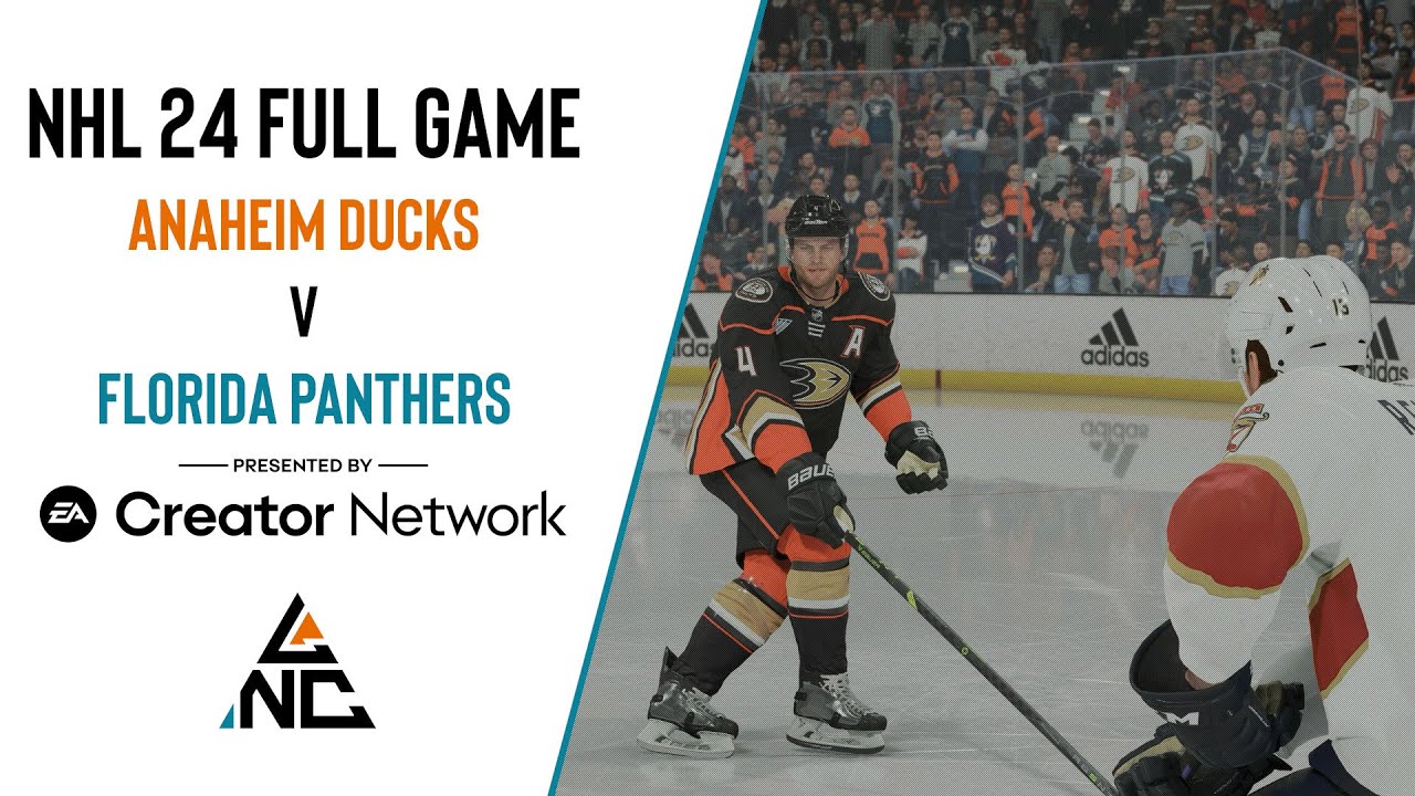 NHL 24 Ducks v Panthers // No Commentary #eacreatornetwork #ad - YouTube