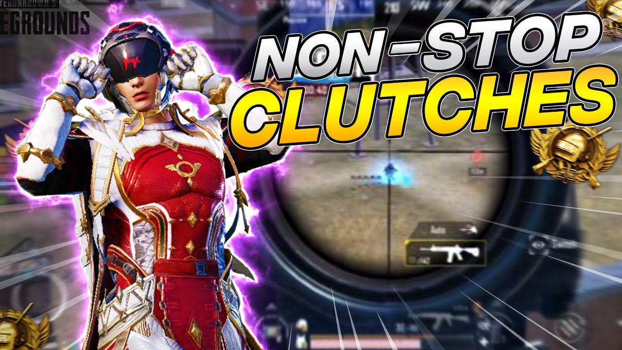 Non-Stop Clutches By Shanu playz|Fastest 4 Finger Player Gameplay [BGMI ...