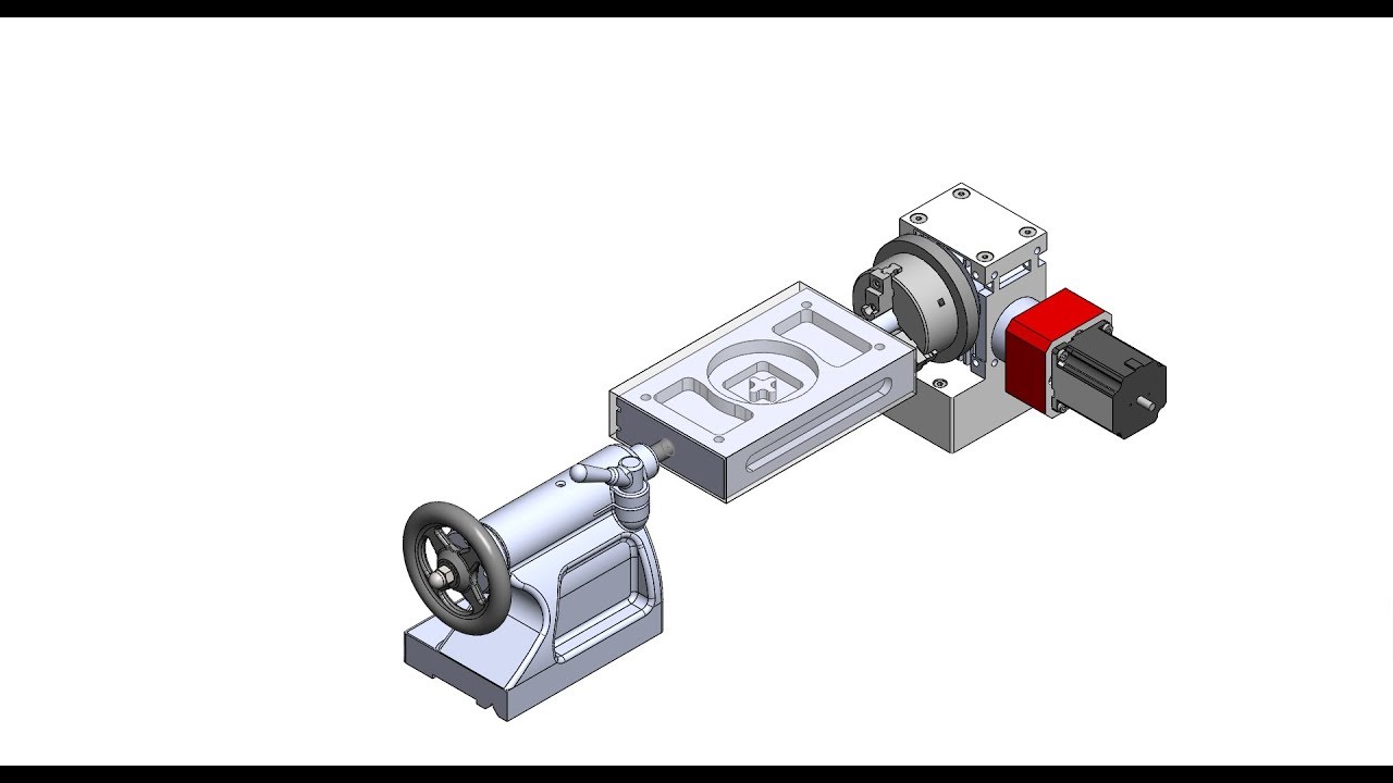 Solidcam 4 Axis - YouTube
