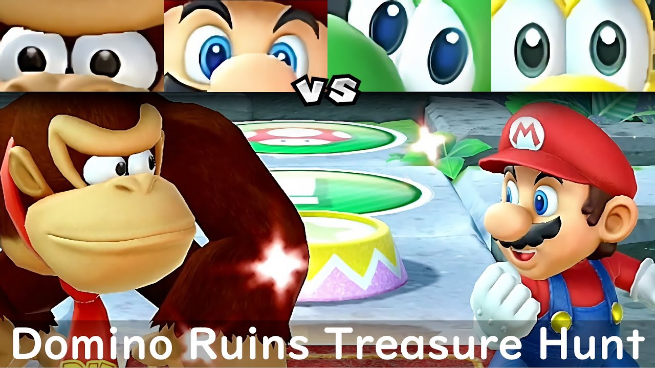 Super Mario Party Donkey Kong and Mario vs Yoshi and Koopa Troopa #96 ...