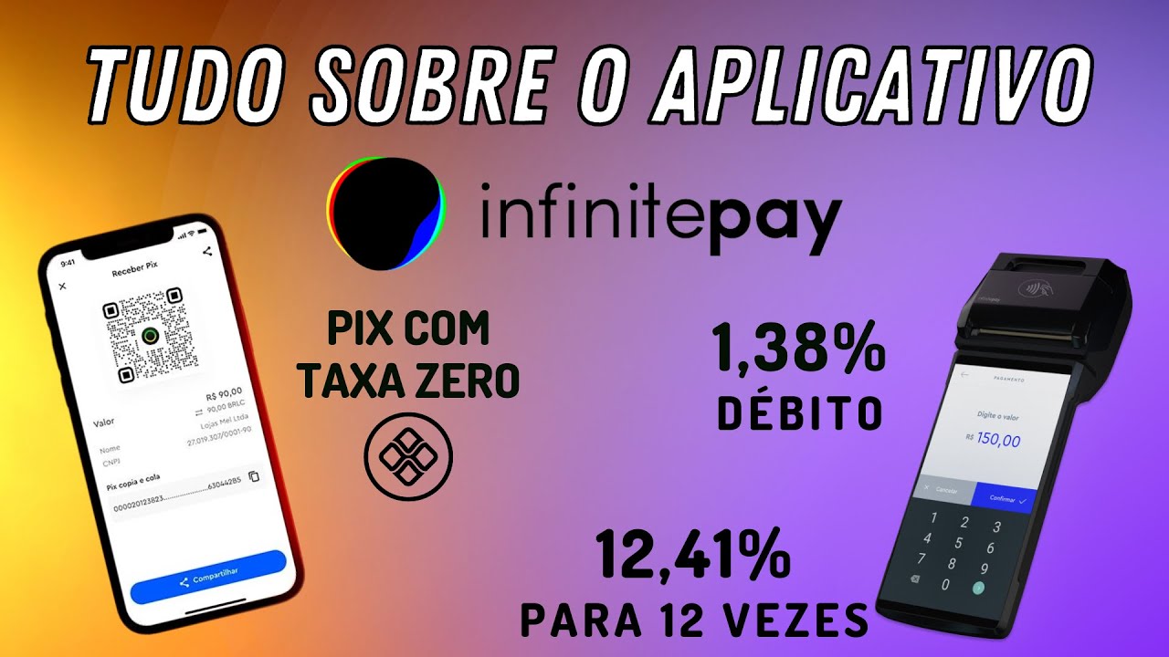 Tudo sobre o aplicativo InfinitePay! Pix, Boleto, Link, Cartão com Super Cashback e muito mais!