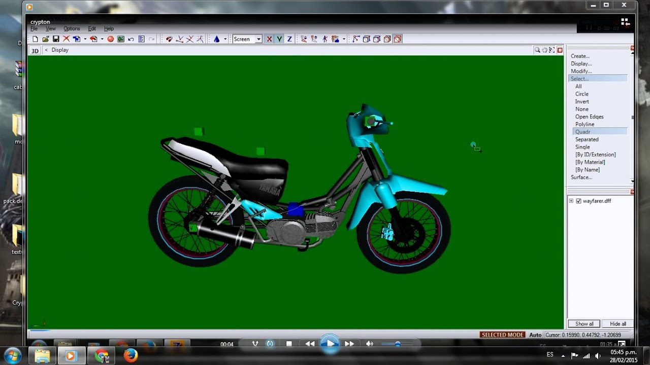 GTA SA (Yamaha Crypton 110) stunt edit - YouTube