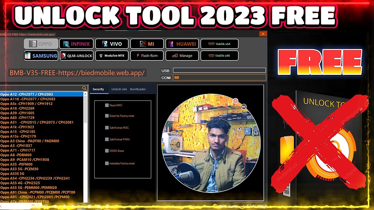 Unlock Tool Free BMB v35 | BMB MTK Qualcomm Free Unlocking Tool Review | *Free**Free*BMB V35 ...