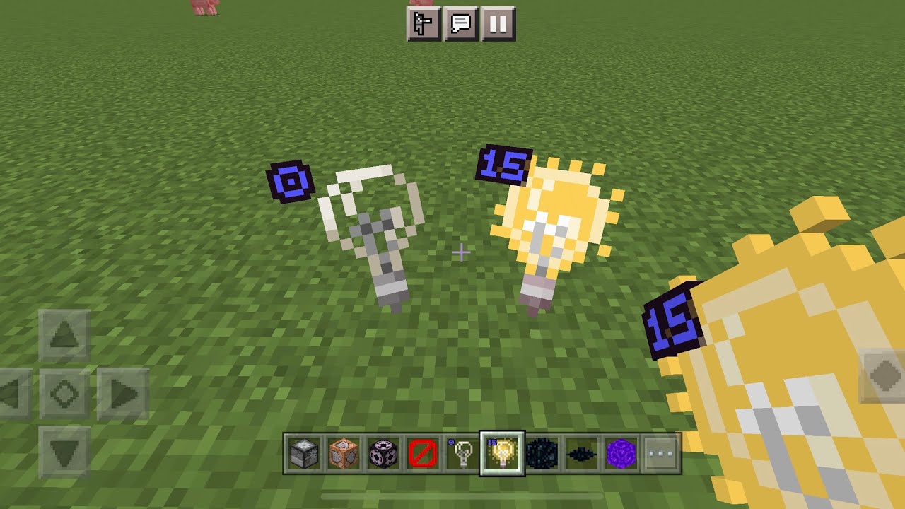 Light Level 0-15 in Minecraft PE - YouTube