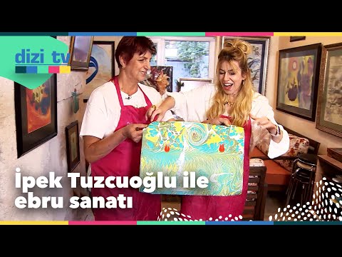 İpek Tuzcuoğlu ile ebru sanatı - Dizi TV @saf@Safirdiziatv