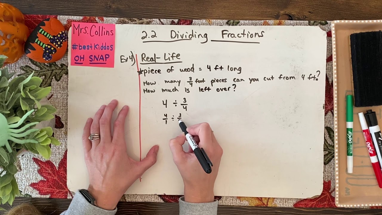 Dividing Fractions: Real-Life - YouTube