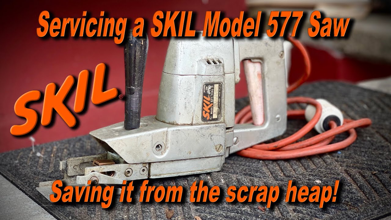 How To Service a SKIL Model 577 Recipro Saw - YouTube