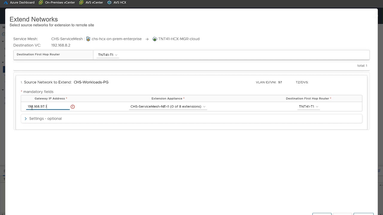 Azure VMware Solution: HCX Network Extension - YouTube