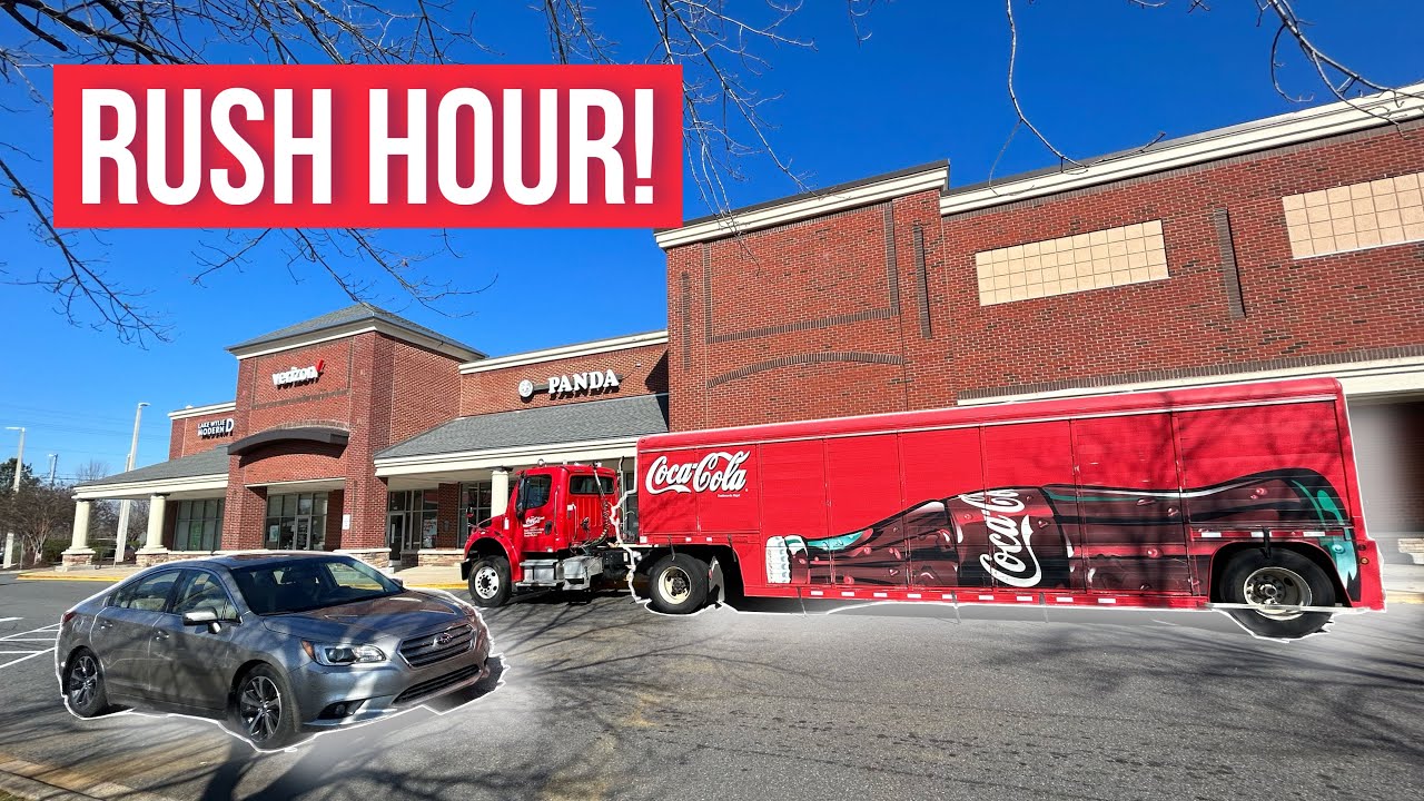 I Made This Delivery On A Busy Street! RUSH HOUR! (Local Truck Driver ...