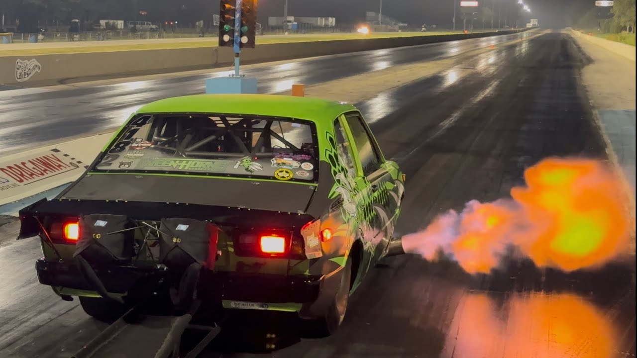 FIRE-BREATHING MONSTER - The Green Hornet - 1000HP+ 13B Turbo Toyota ...