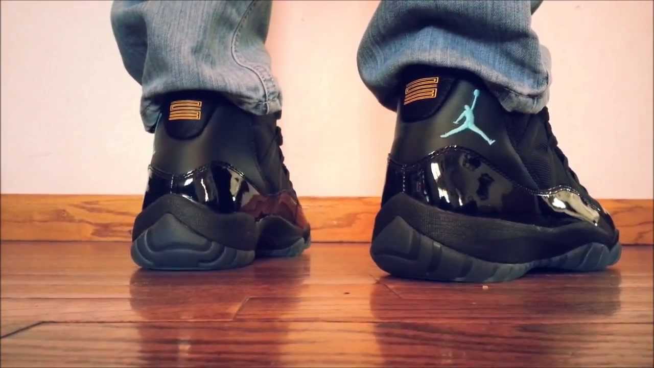 Air Jordan Retro 11 XI Gamma REVIEW + ON FEET - YouTube