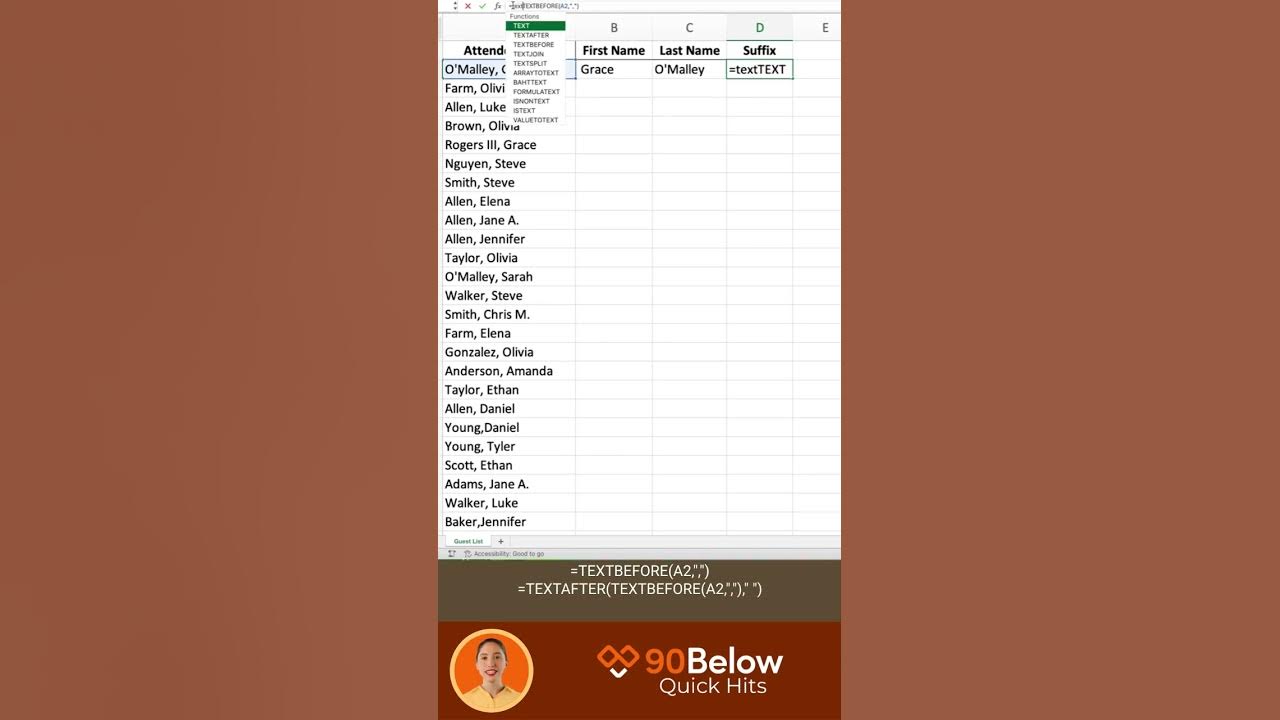 How to Fix Messy Names in Excel Fast! - YouTube
