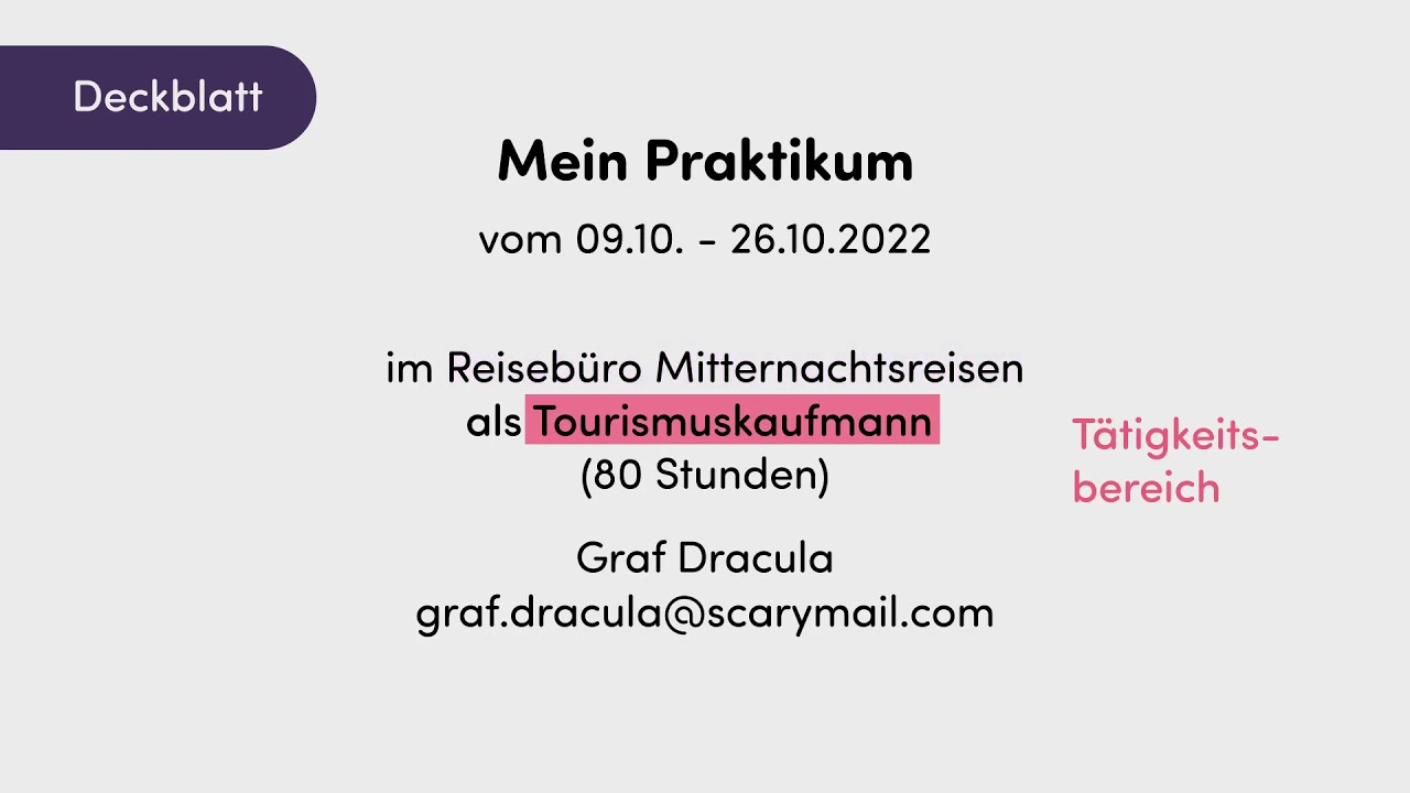 Die Praktikumsmappe einfach erklärt | sofatutor - YouTube