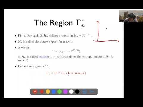 Lecture 5: Introduction to Information Theory and Network Coding by Prof. Raymond W. Yeung - YouTube