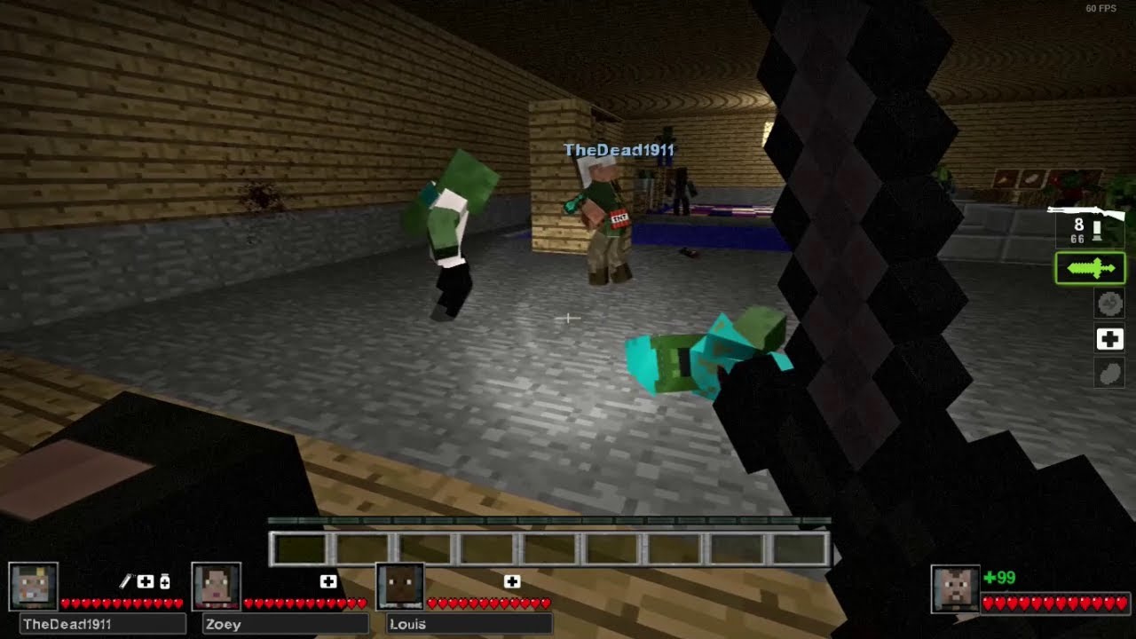 LEFT 4 DEAD 2 MODO MINECRAFT / Deathcraft II - YouTube