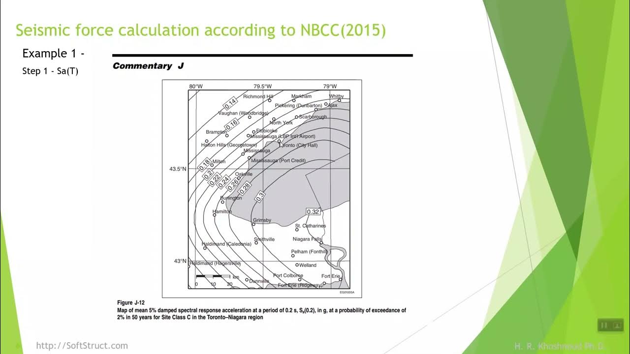 How to calculate seismic base shear - NBCC 2015 ( WWW.SoftStruct.com ...