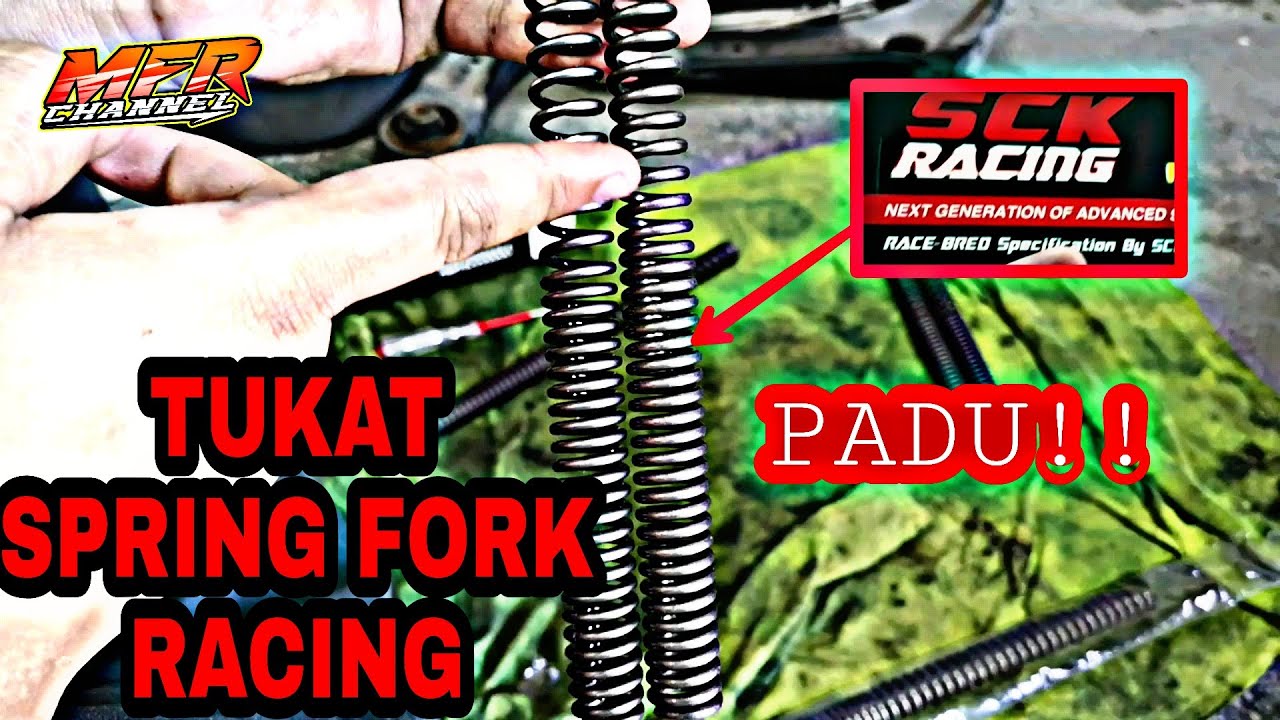 TUKAR SPRING FORK RACING // SCK SPRING FORK // Y15ZR V2 - YouTube