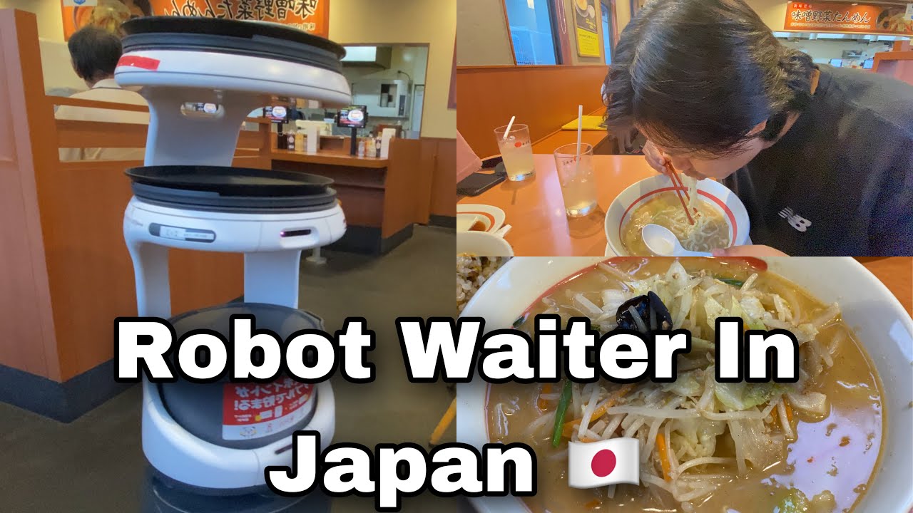 Japan Famous Reman ( Robot Waiter ) - YouTube