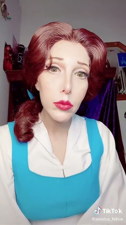 Jessica Felice 6 Belle Beauty Beast Disney Costume Character Makeup #Cosplay: SuperFan Land # ...