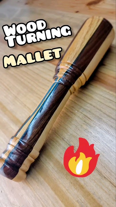 Wood Turning - Make a wood Mallet - YouTube