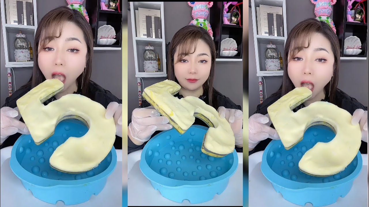 [ASMR]; five ice crunchy ice /ice eating show#ice - YouTube