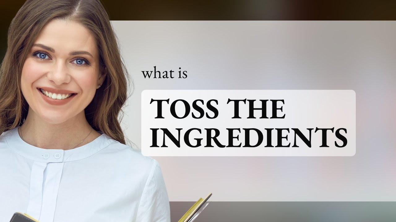 Tossing Ingredients: A Simple Kitchen Technique Explained - YouTube