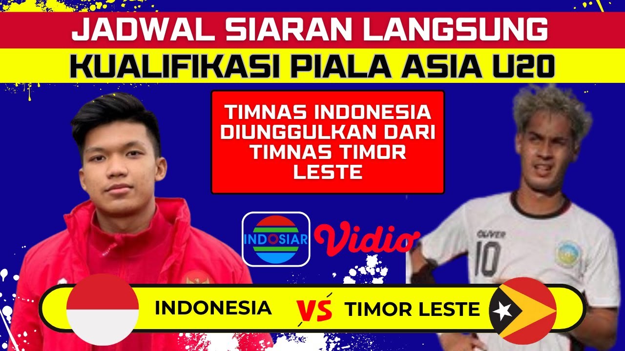 Indonesia Menghadapi Timor Leste HARI INI Siapa yang Akan Menang? - YouTube