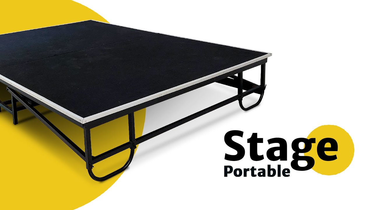 Folding Stage Portable by Multimo - YouTube