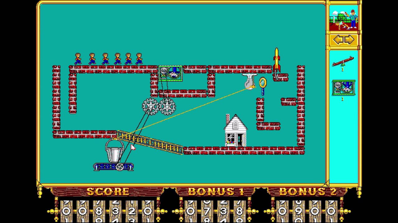 The Even More Incredible Machine - Puzzle 95: "On The Way Home" (1993 ...