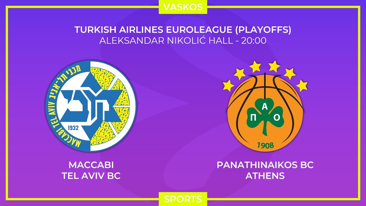 🔴 LIVE | ΜΑΚΑΜΠΙ ΤΕΛ ΑΒΙΒ - ΠΑΝΑΘΗΝΑΪΚΟΣ AKTOR | EUROLEAGUE | GAME 3 ...
