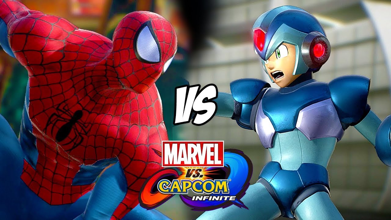 Spider-Man VS Mega Man X Marvel vs Capcom Infinite Gameplay - YouTube