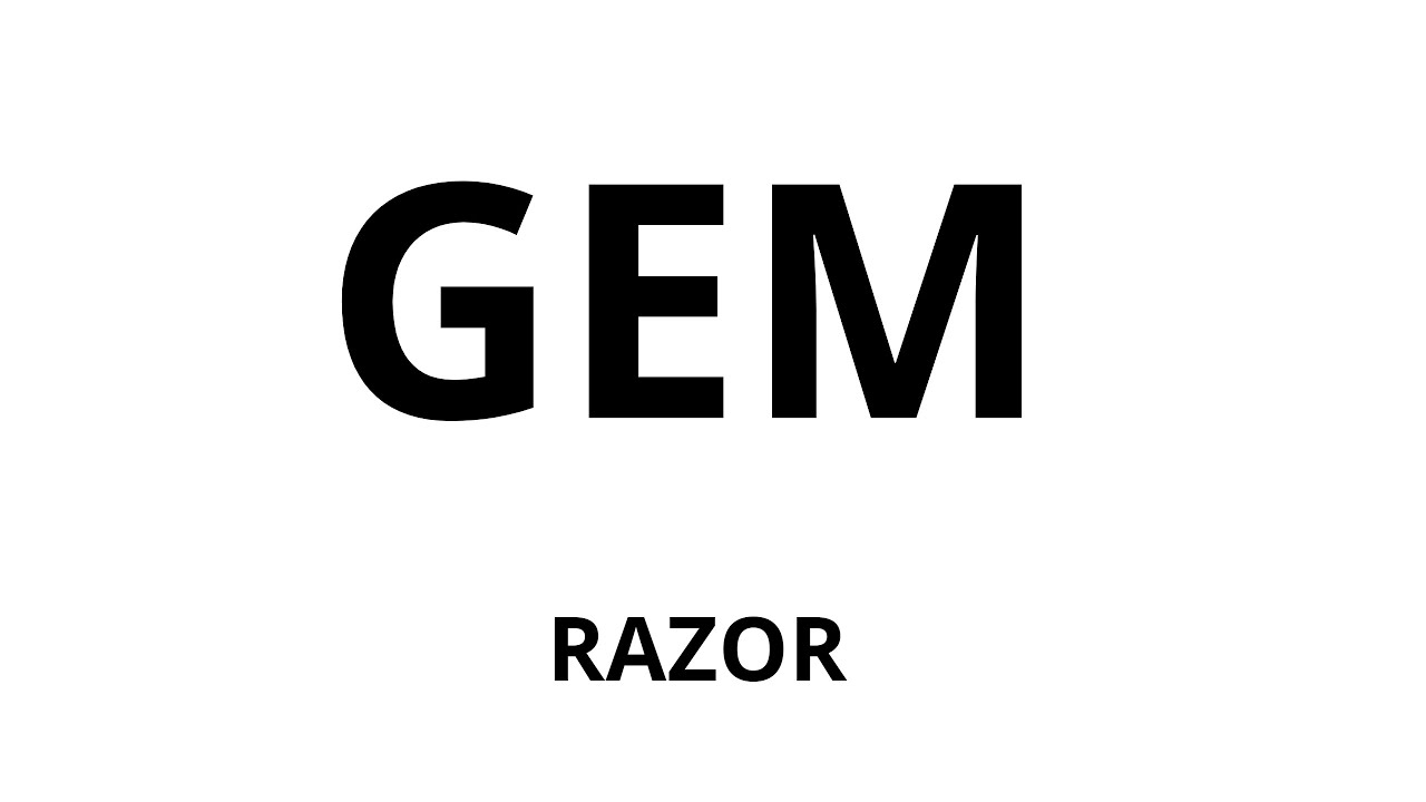 #GEM RAZOR - YouTube