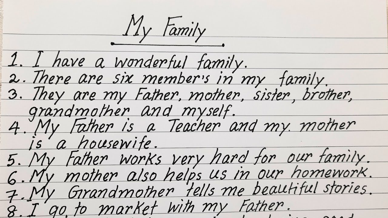 My Family 10 Lines My Family 10 Lines In English Paragraph On My my-family-10-lines-my-family-10-lines-in-english-paragraph-on-my
