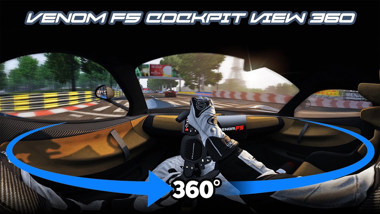 360° POV Track Drive (Paris Circuit) in Venom F5 supercar VR Experience #360video #vrvideo - YouTube
