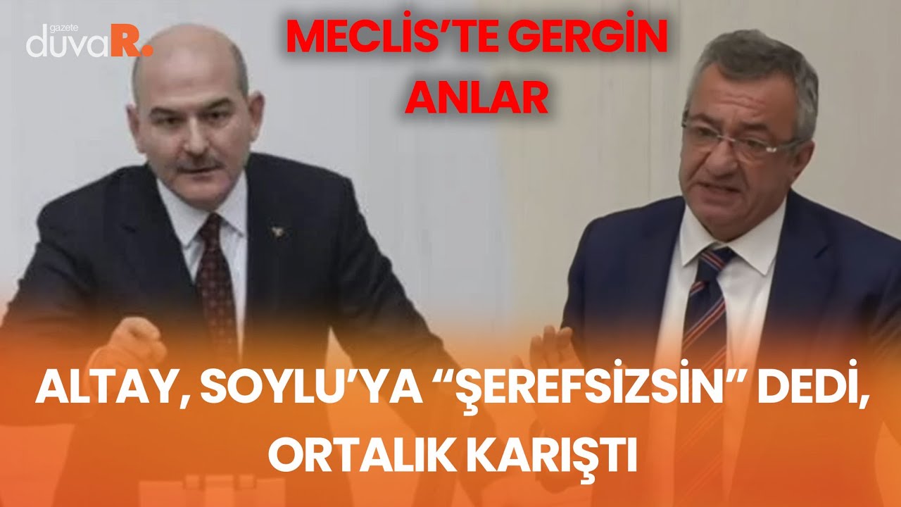 Engin Altay, Süleyman Soylu'ya "Şerefsizsin" dedi, ortalık karıştı ...