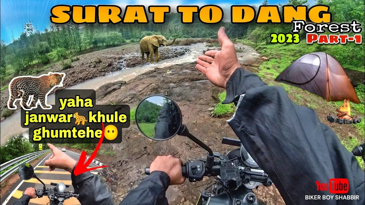 Surat to Dang -2023 | forest ride part -1 | bikerboyshabbir |beautiful ...