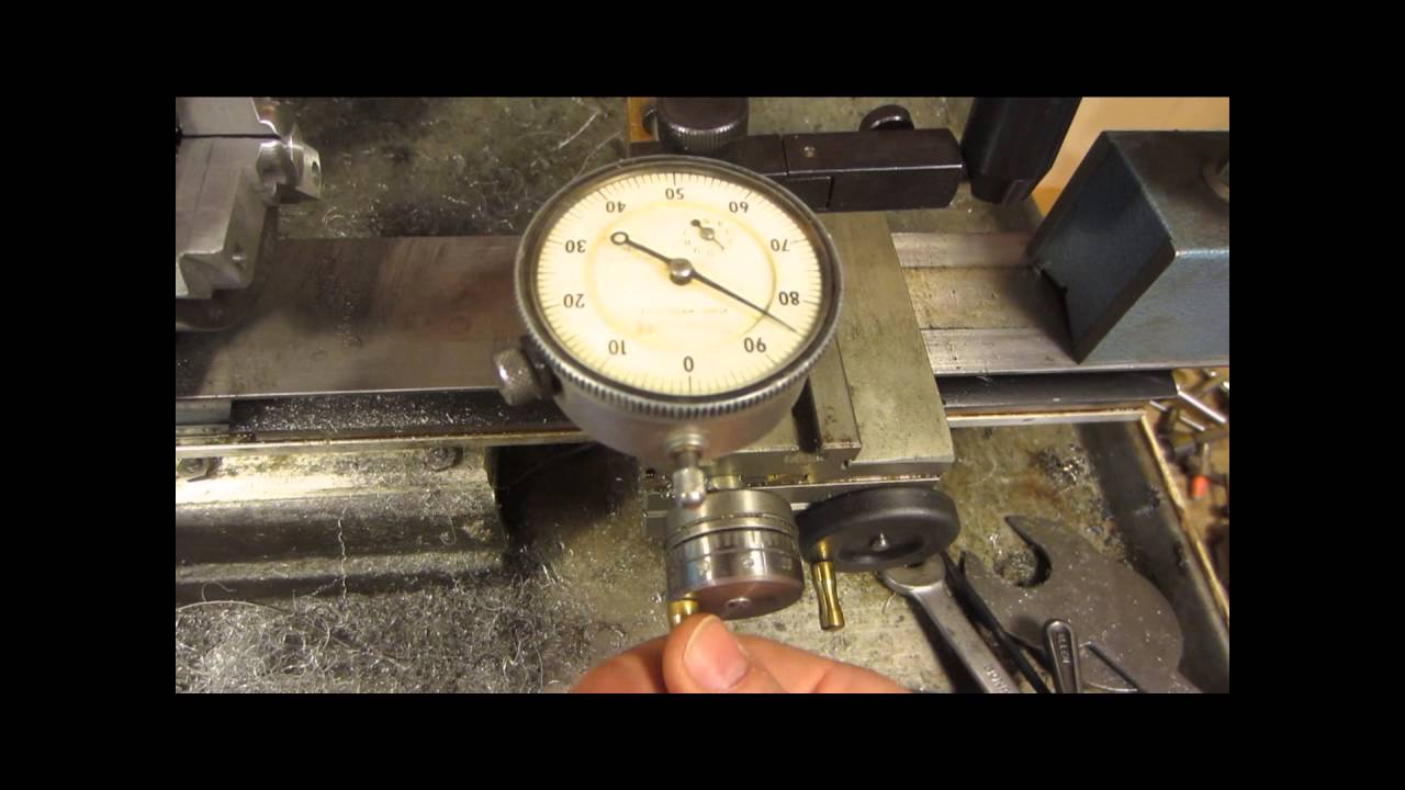 Taig Lathe Cross Slide Screw Backlash - YouTube