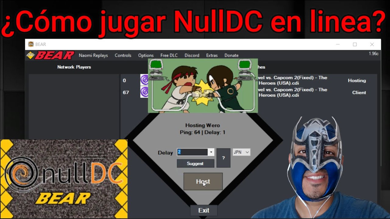 Como jugar NullDC Bear en linea? - GGPO Assertion Failed - YouTube
