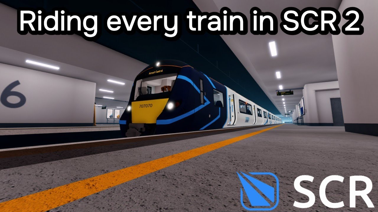 Riding every train in SCR part 2 - YouTube