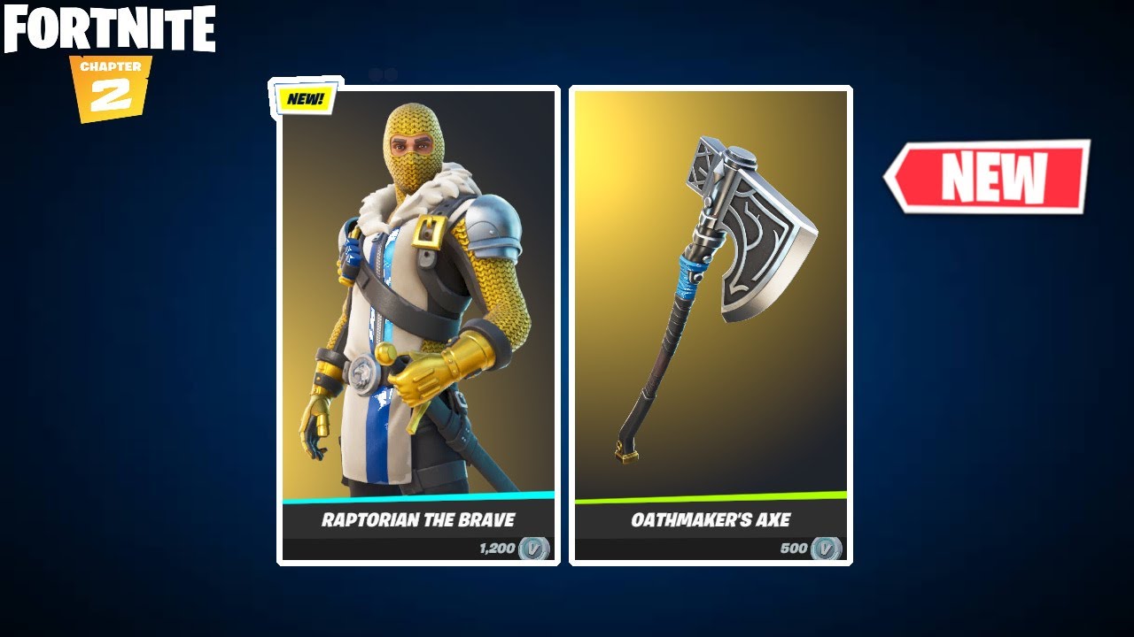*NEW* RAPTORIAN THE BRAVE SKIN GAMEPLAY - FORTNITE HONOR BOUND SET ...