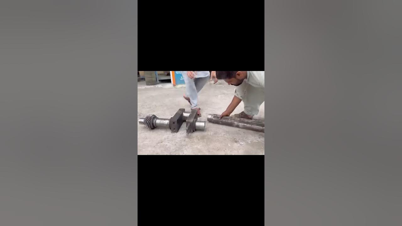 How A 150 KG And Longest Broken CrankShaft Repaired. #machanics - YouTube