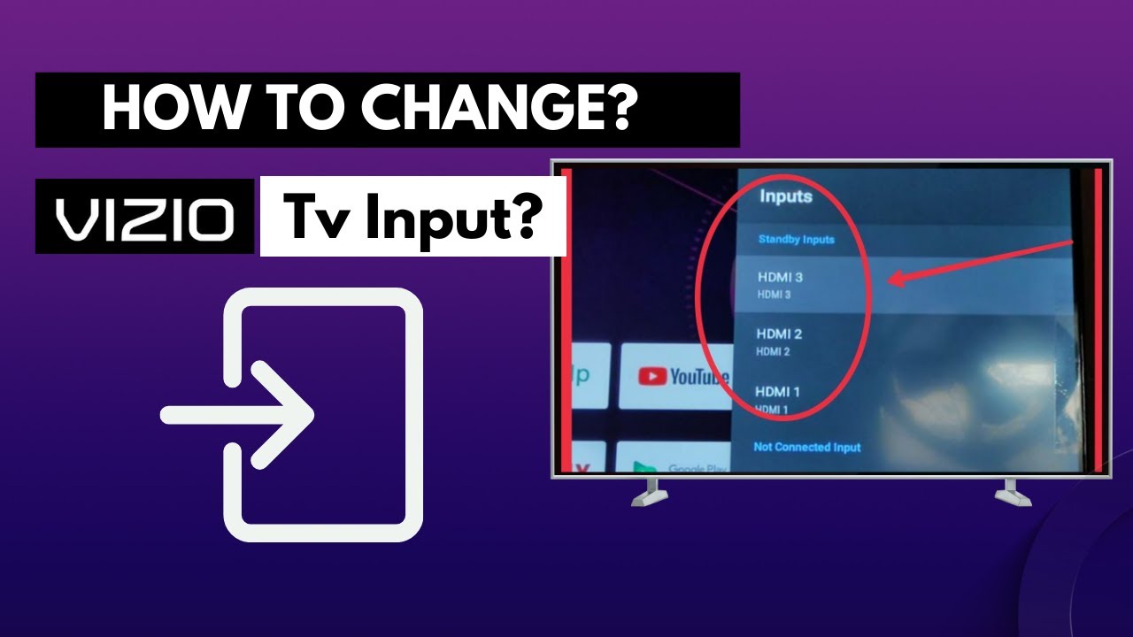 How To Change Input On Vizio TV With Without Remote YouTube How To Change Input On Vizio TV With Without Remote YouTube