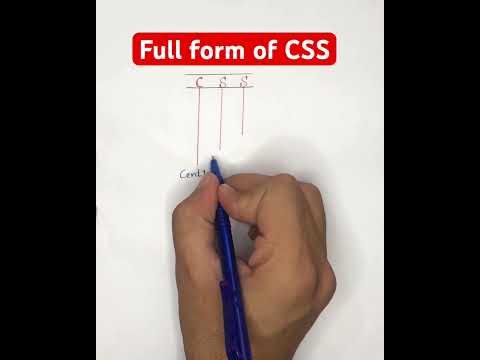 Full form of CSS #shorts #short #vocabulary #englishvocabulary - YouTube